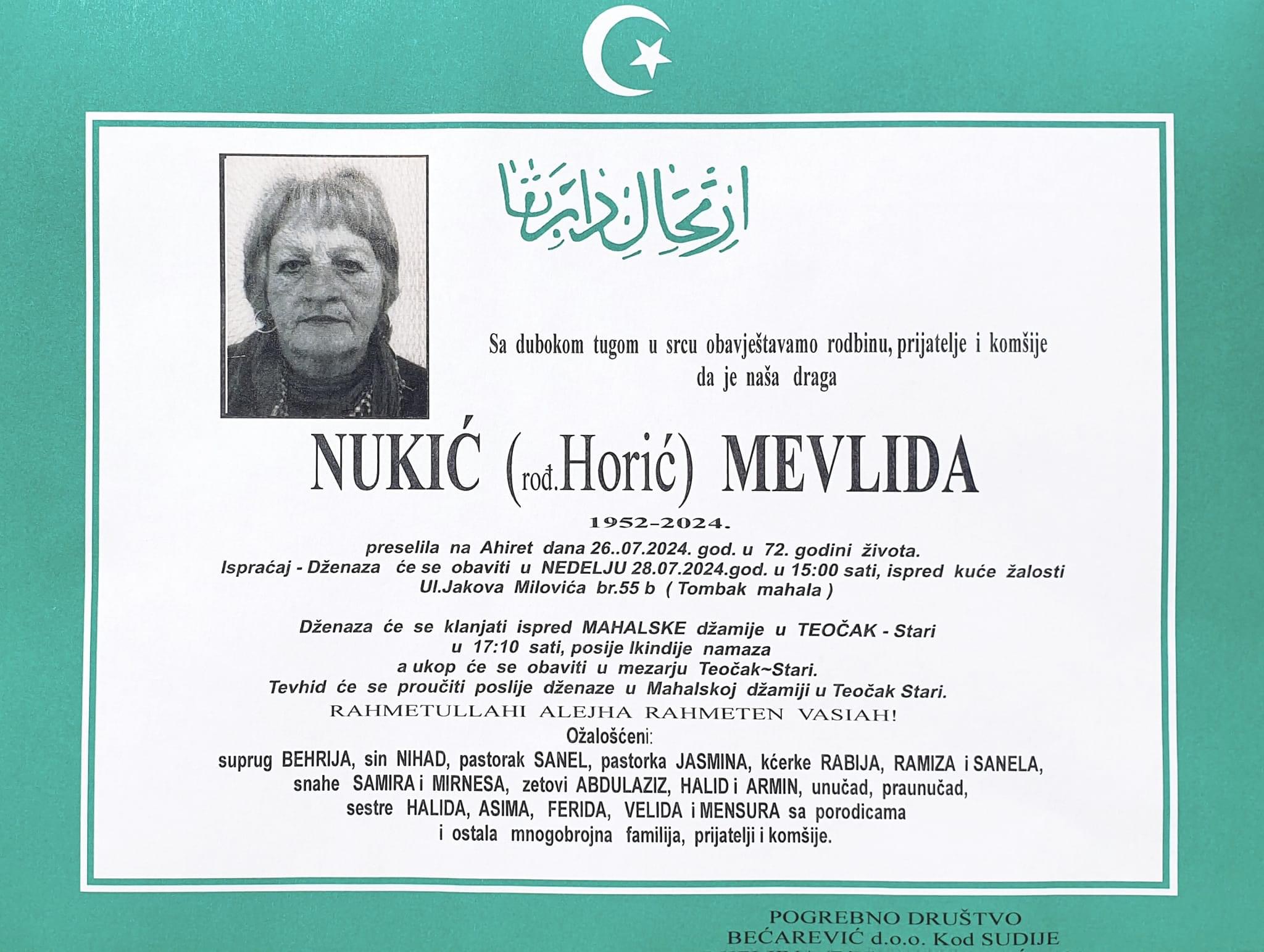 NULIĆ MELVIDA - Moja Bijeljina