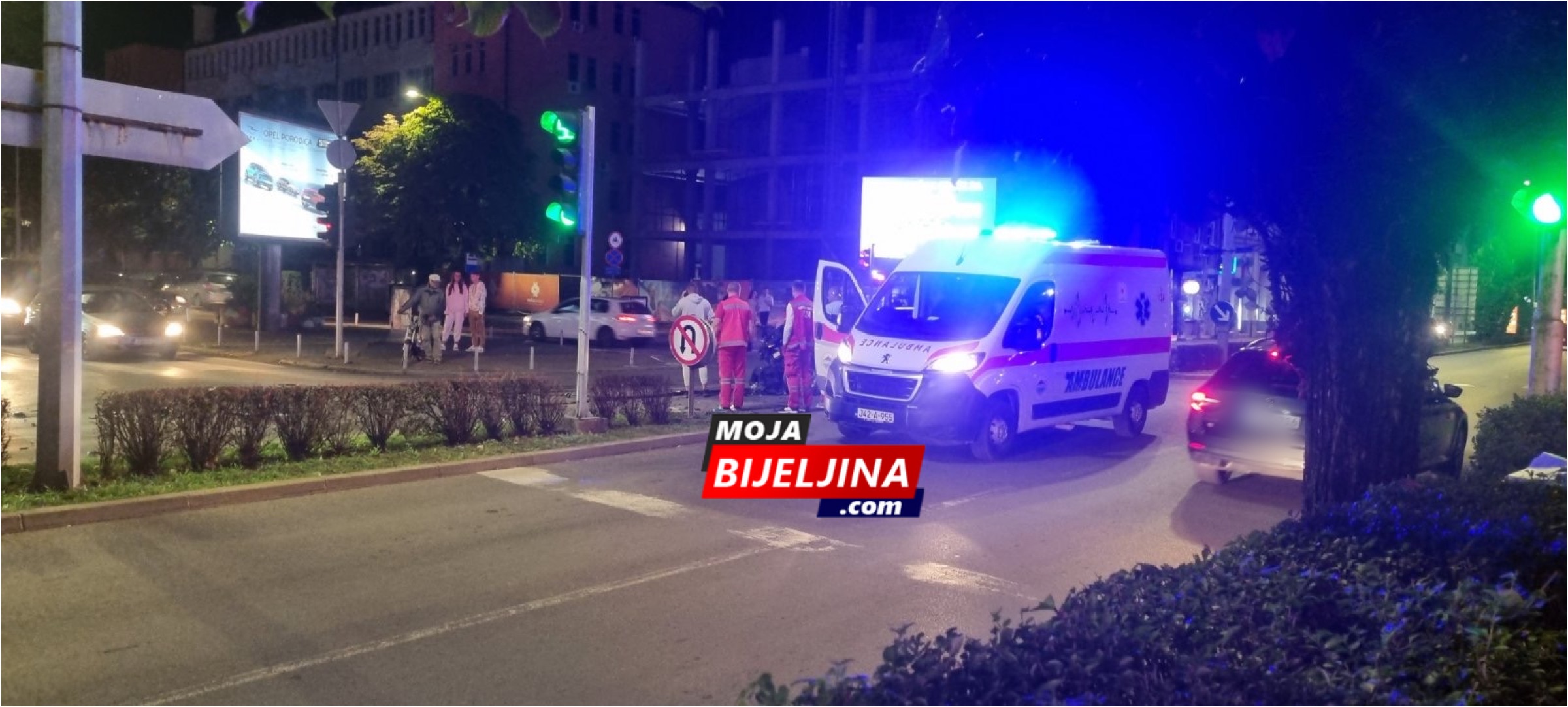 UDES U CENTRU BIJELJINE, NA TERENU I HITNA POMOĆ - Moja Bijeljina