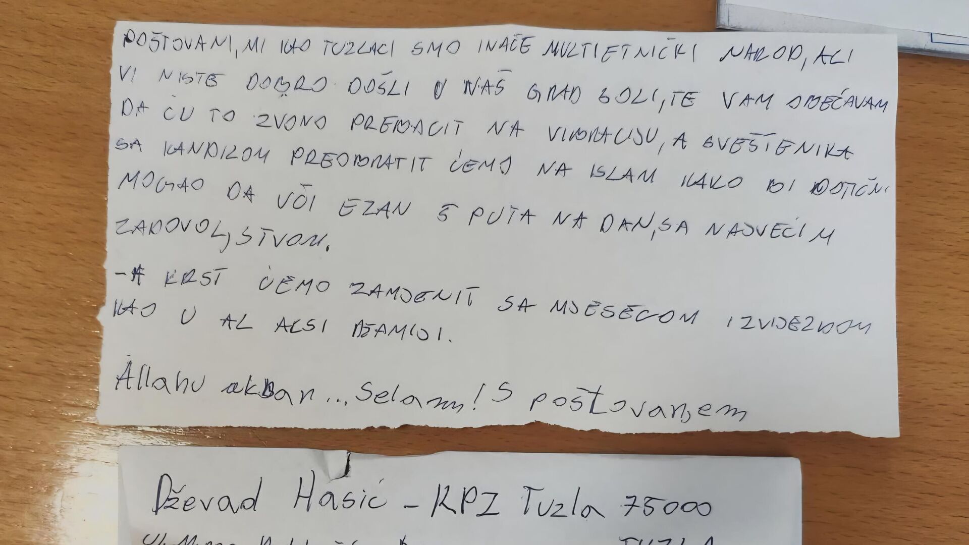 Jeziva pretnja iz zatvora: Crkvu u Tuzli pretvorićemo u džamiju, a ...
